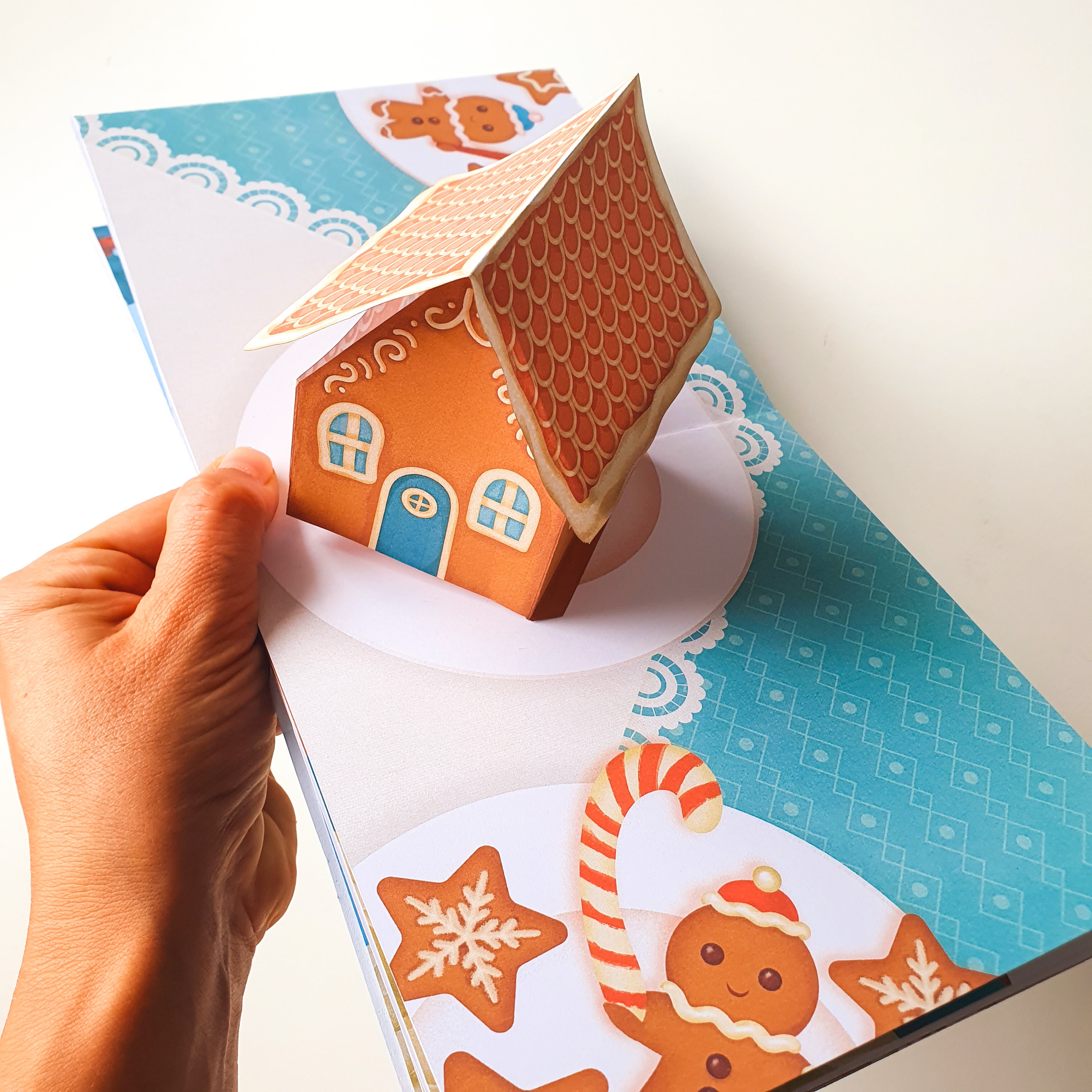 Christmas DIY Pop-up Book Kit, Winter Paper Craft, Fun 3d Origami ...