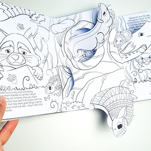 Night Animals Coloring Pop-up Book Creation Kit, Fun Coloring Kids ...