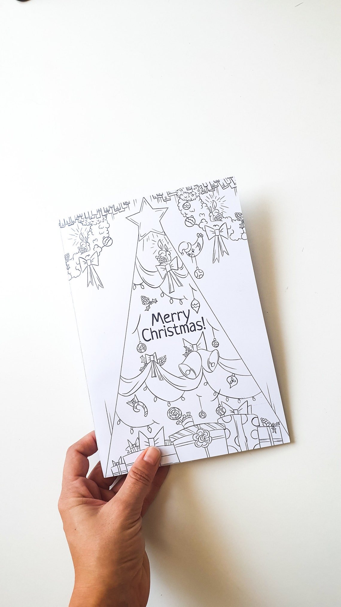 Advent Calendar Christmas Tree Paper Craft With Lift the Flap Elements ...