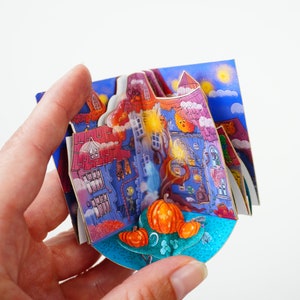Haunted Castle Cute Miniature, DIY Paper Craft for Adults, Printable ...
