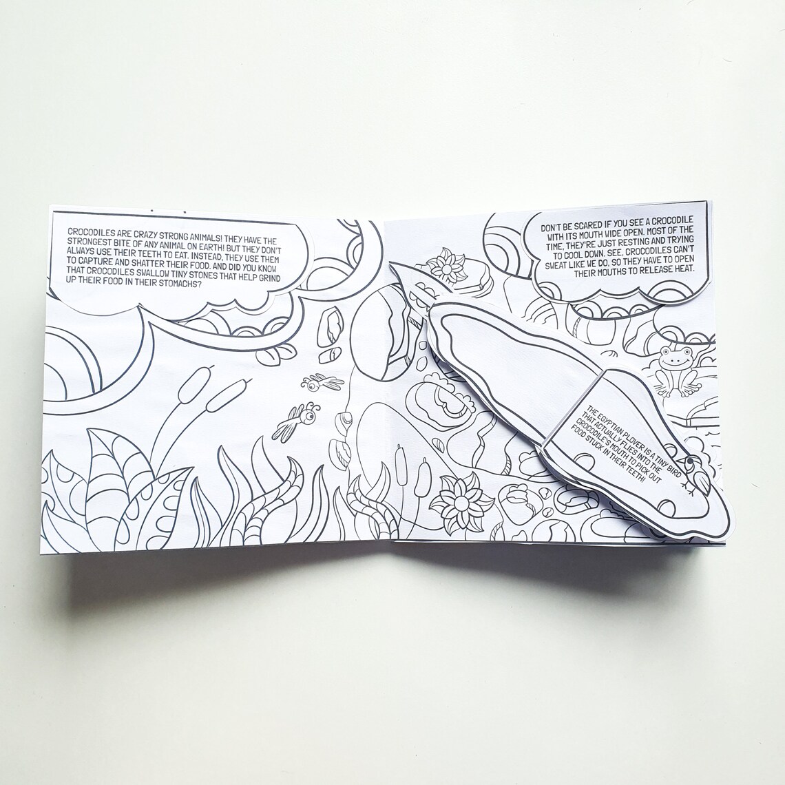 Jungle Animals Pop-up Book, Coloring Papercraft for Kids, Diy Printable ...