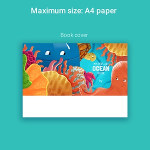 Diy Ocean Animals Popup Book Papercraft for Kids, 3d Origami Papercraft ...