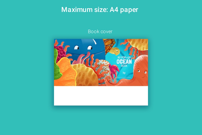 Ocean Animals DIY Pop-up Book: 3D Papercraft (digital Download) - Etsy