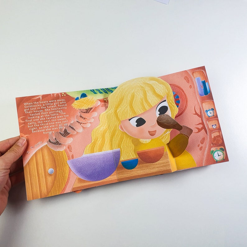 Goldilocks and the Three Bears Pop-up Book: DIY Paper Craft (digital ...