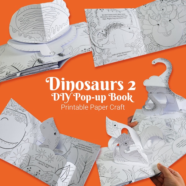 Winter Animals Diy Pop-up Book Printable Template, Fun Papercraft ...