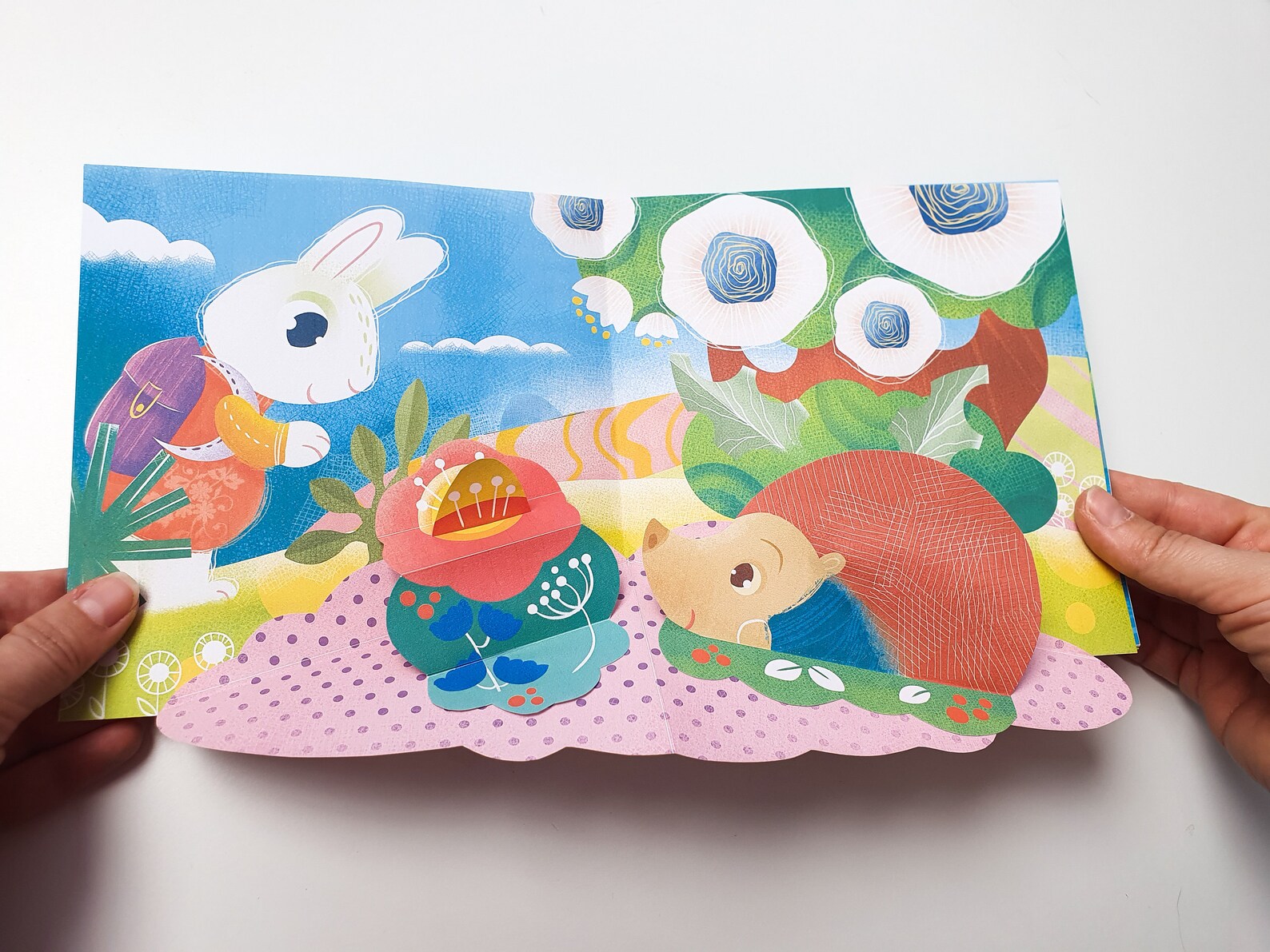 Easter Printable Pop up Book for Children, Egg Hunt DIY Popup Book ...