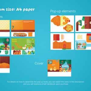 Numbers 6 to 10 Pop-up Book for Kids, Make Your Own Pop-up Book Paper ...