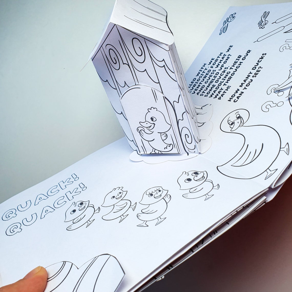 Numbers 6 to 10 Coloring Pop-up Book for Kids Make Your Own - Etsy