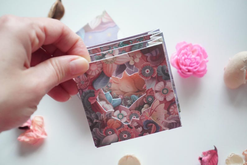 Night in the Forest Miniature 3D Tunnel Book Printable Template ...