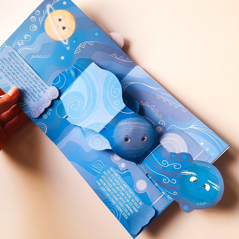 Planets Pop-up Book Diy Printable Template for Kids - Etsy UK