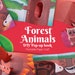 Forest Animals Diy Interactive Book for Kids, Pop-up Book Papercraft ...