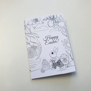 Easter DIY Carousel Book Kit, Coloring Book Activity for Children and ...