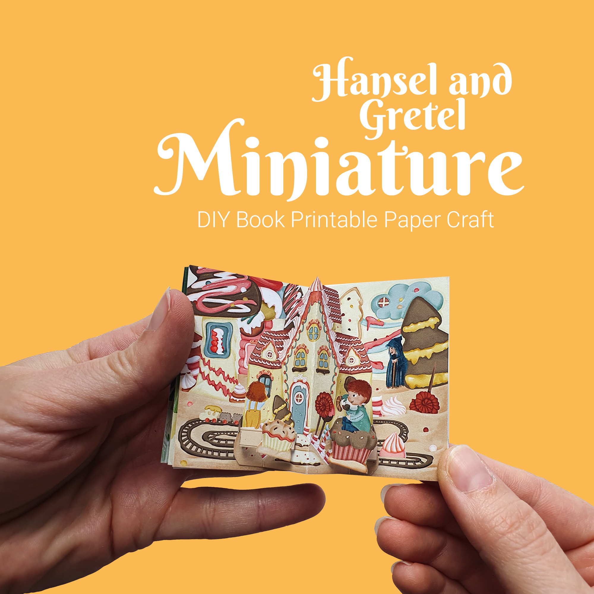 Miniature Hansel and Gretel Kit, Printable Template - Etsy