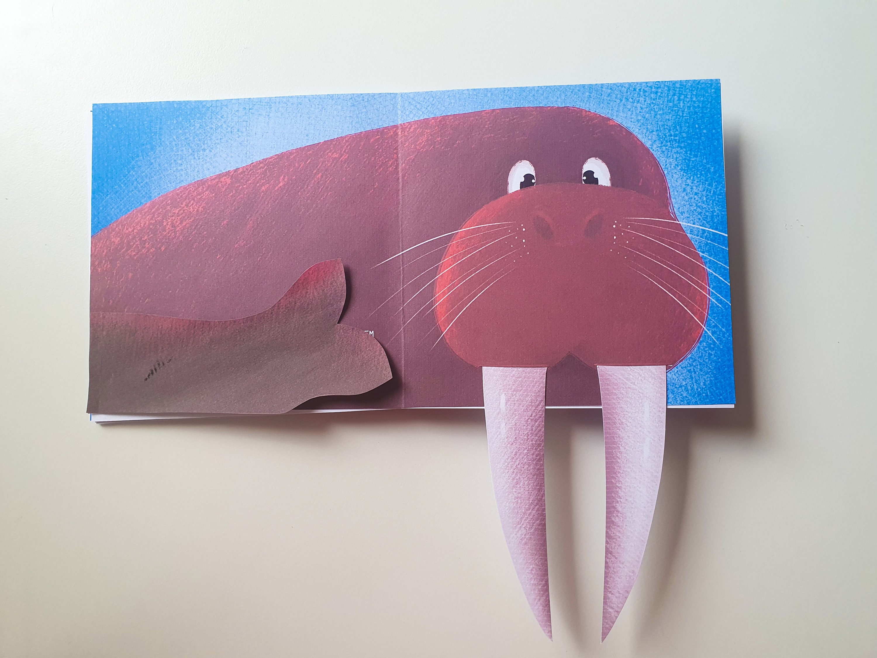 Winter Animals 3d Diy Pop-up Book for Kids, Learn Cold Climate Animals ...