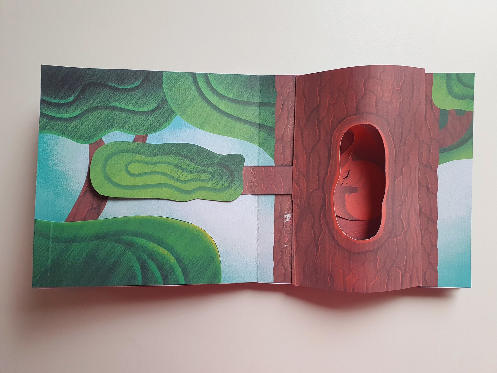 Forest Animals Diy Interactive Book for Kids, Pop-up Book Papercraft ...
