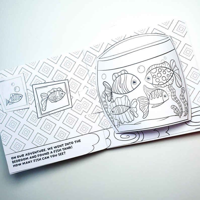 Numbers 6 to 10 Coloring Pop-up Book for Kids, Make Your Own Pop-up ...