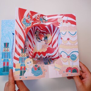 The Nutcracker Christmas Carousel DIY Book, 3d Paper Craft, Printable ...