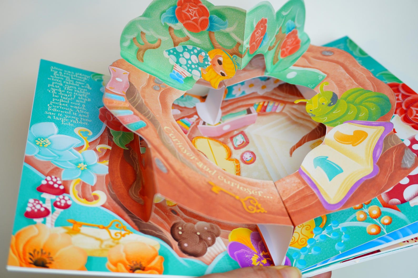 Alice in Wonderland DIY Pop-up Book Kit: Printable Paper Craft (digital ...