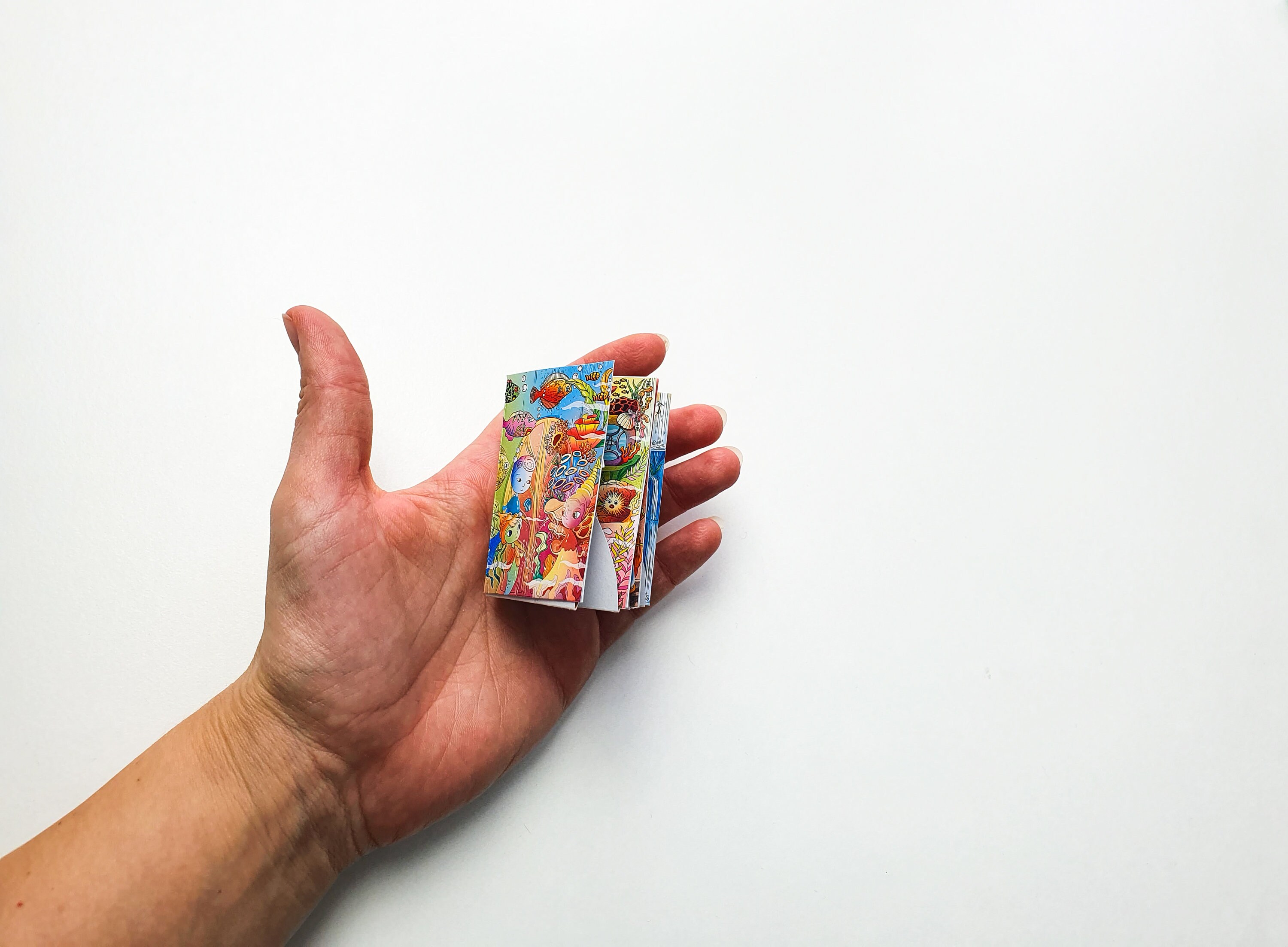 Miniature Ocean Paper House Kit, Printable Template, Mermaids and ...