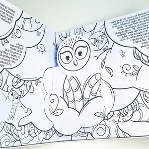 Night Animals Coloring Pop-up Book Creation Kit, Fun Coloring Kids ...