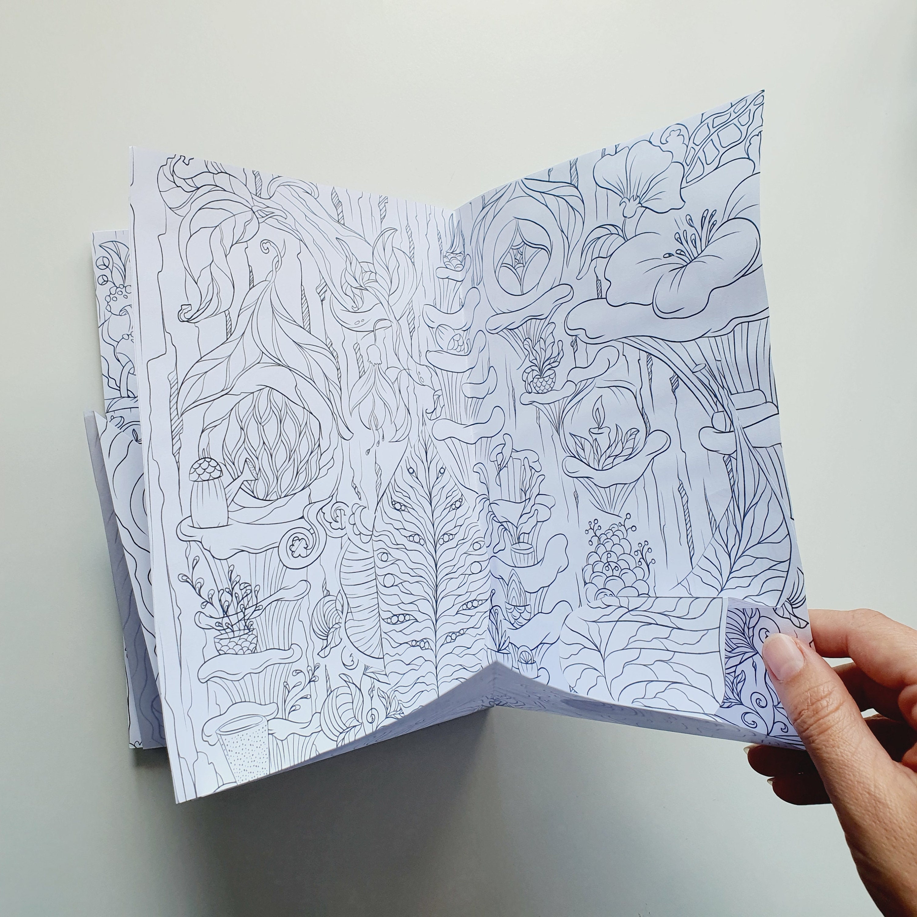 Fairy Paper House Pop-up Coloring Pages, 3d Paper House Model To, Color ...