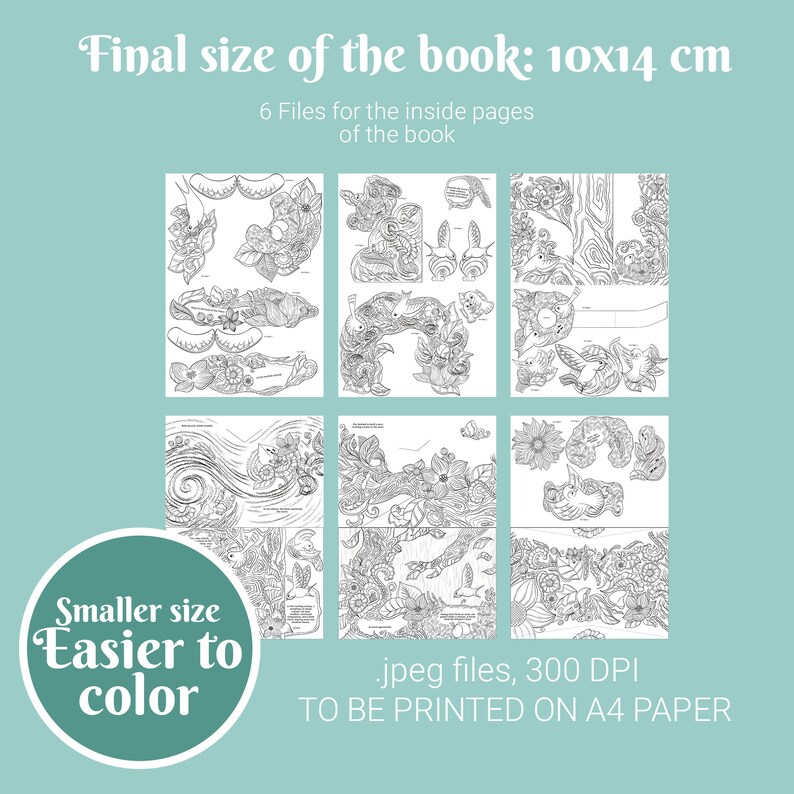 DIY Coloring Pop-up Book About Kindness, 3d Paper Craft, Make Your Own ...