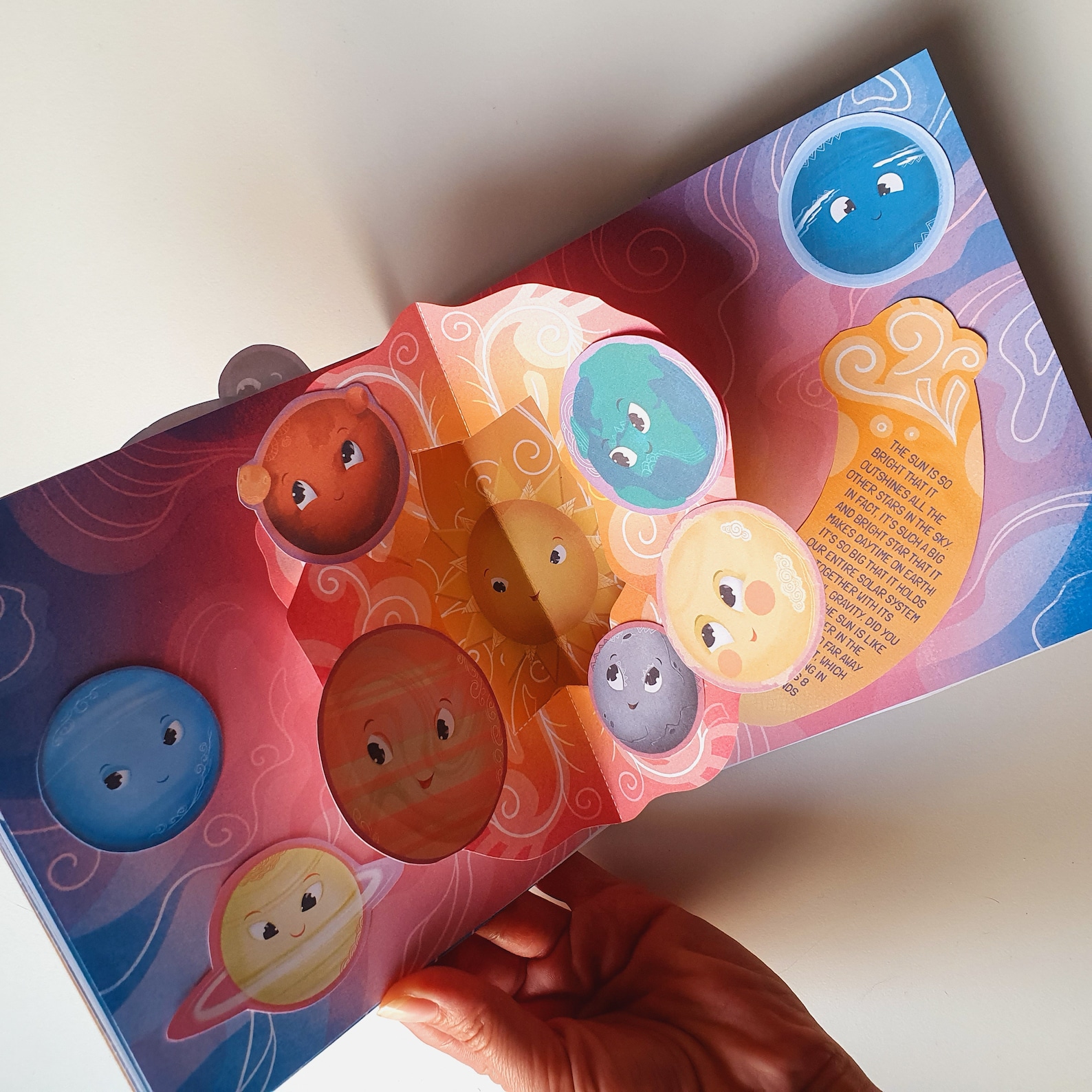 Planets Pop-up Book Diy Printable Template for Kids - Etsy