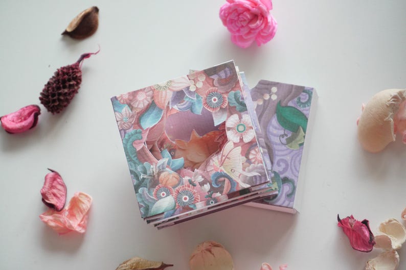 Night in the Forest Miniature 3D Tunnel Book Printable Template ...