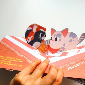 Numbers 1 to 5 Pop-up Book for Kids, Make Your Own Pop-up Book Paper ...