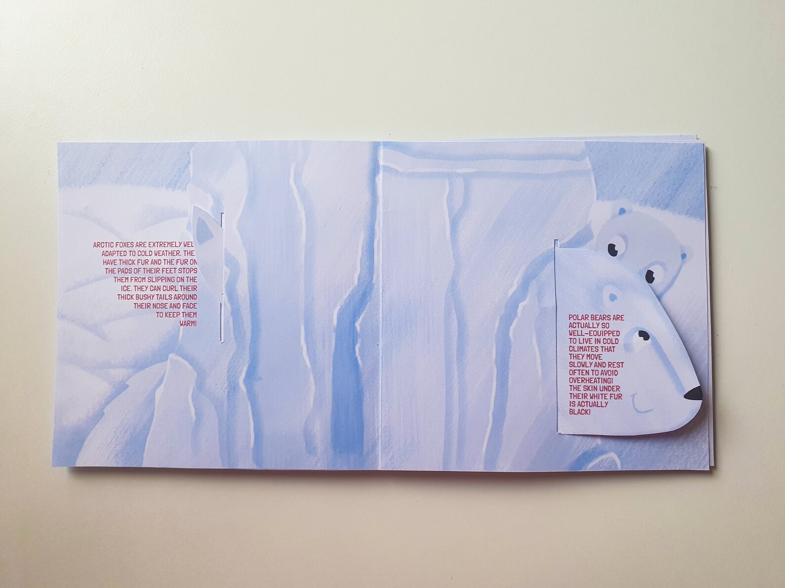 Winter Animals 3d Diy Pop-up Book for Kids, Learn Cold Climate Animals ...