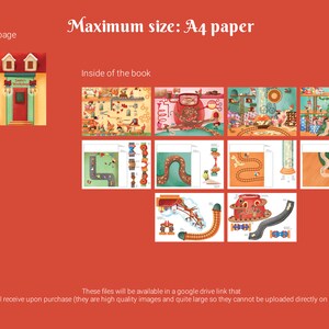 Santa's Workshop Christmas Papercraft for Kids and Adults, Printable ...