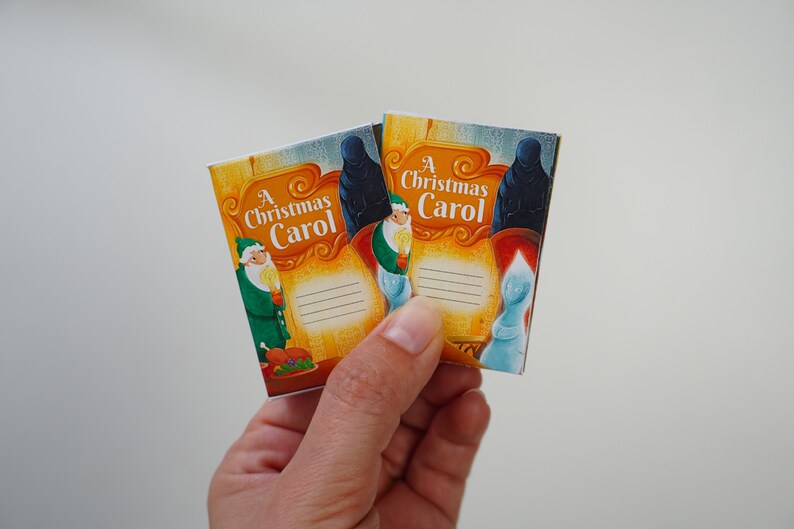 Christmas Carol Miniature Carousel Book, DIY Paper Craft Kit, Fun ...