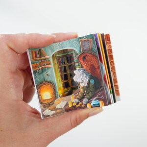 Christmas Carol Miniature Carousel Book: DIY Paper Craft (digital ...