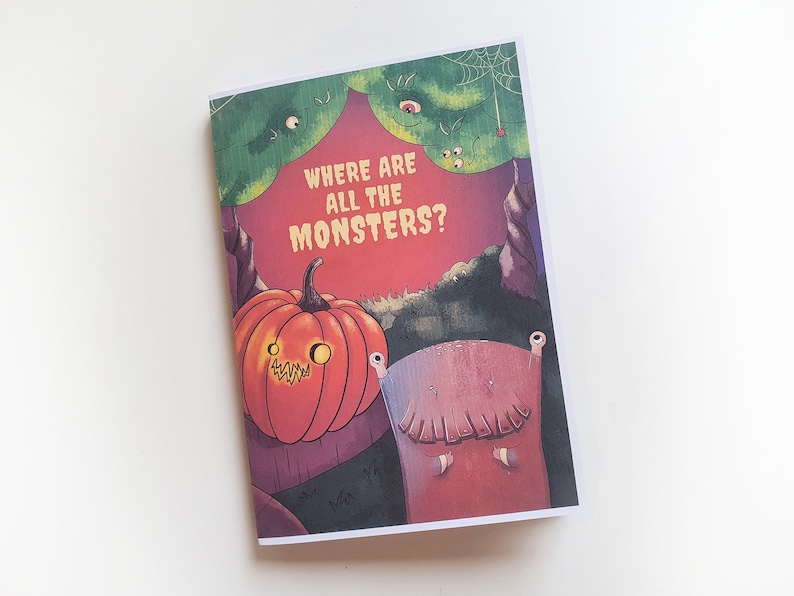 DIY Monsters Pop-up Book: Printable Origami Kit (digital Download) - Etsy