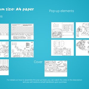 Numbers 6 to 10 Coloring Pop-up Book for Kids, Make Your Own Pop-up ...