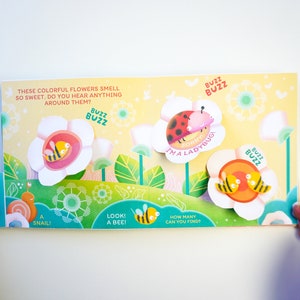 In the Garden Coloring DIY Lift the Flap Book for Kids, Paper Craft ...