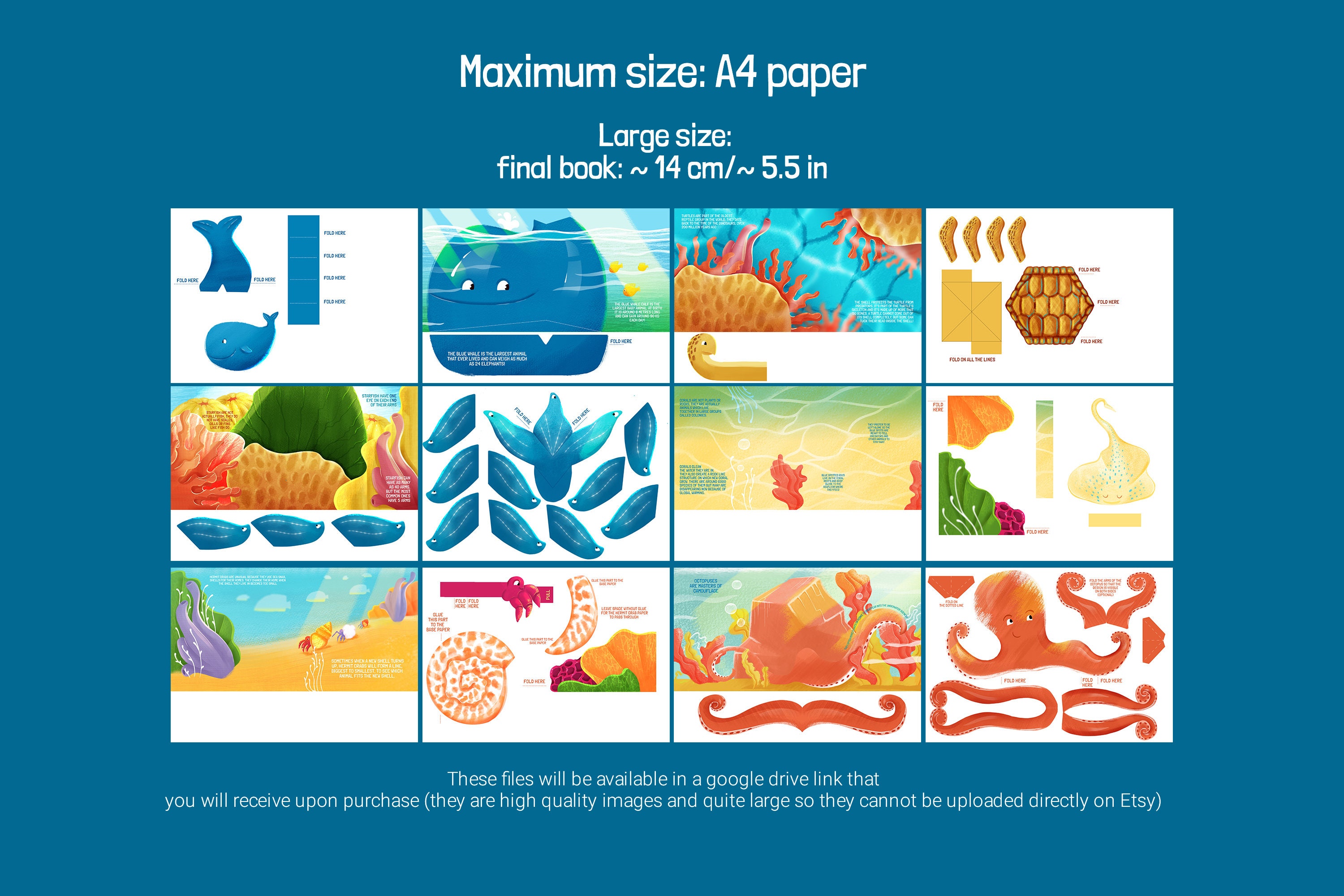 Diy Popup Book Papercraft for Kids and Parents Play and Learn - Etsy UK