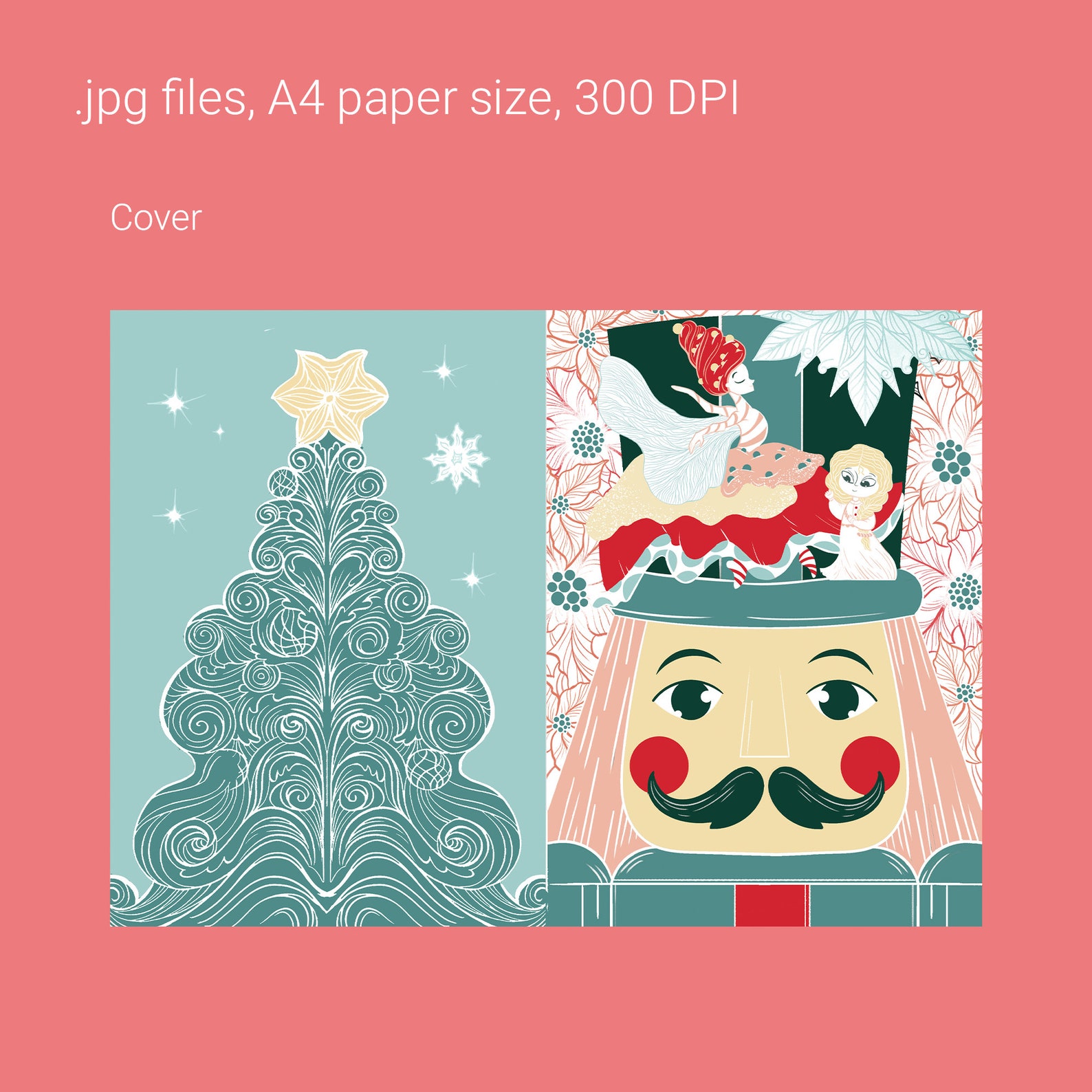 The Nutcracker Christmas Carousel DIY Book, 3d Paper Craft, Printable ...