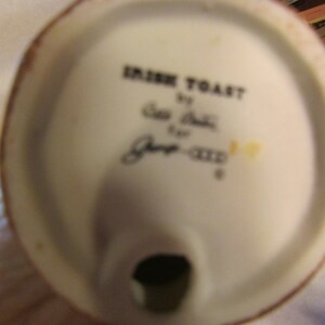 George Good Irish Toast Th Wearin of the Green .. 4 1/2 St Patricks Day ...