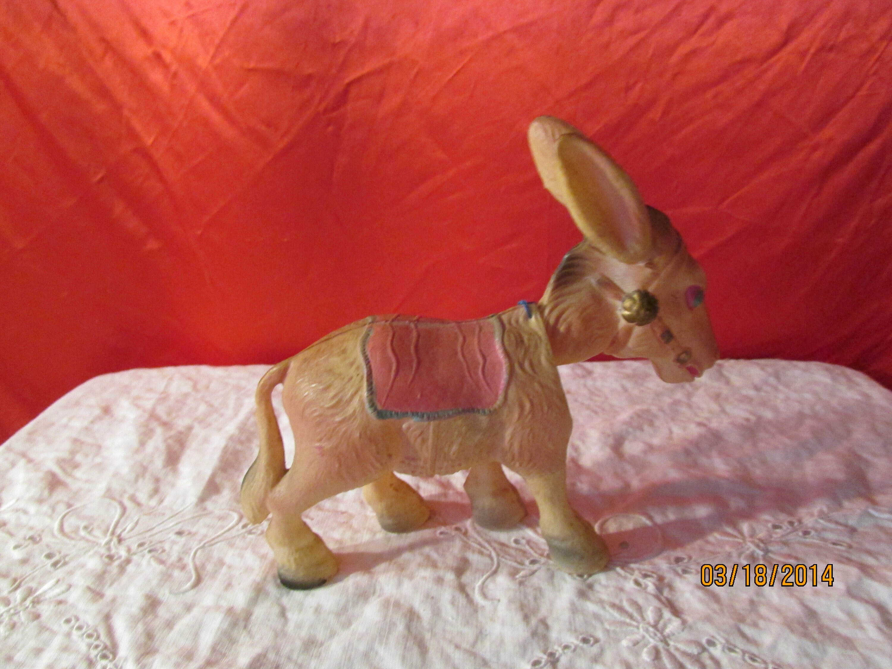 Antique Celluloid Donkey Nodder Bobble Head Donkey Occupied Japan 1940 ...