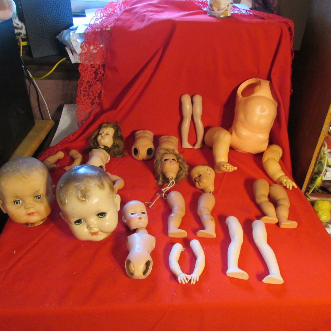 Vintage Doll Body Parts Arms Legs Heads - Etsy