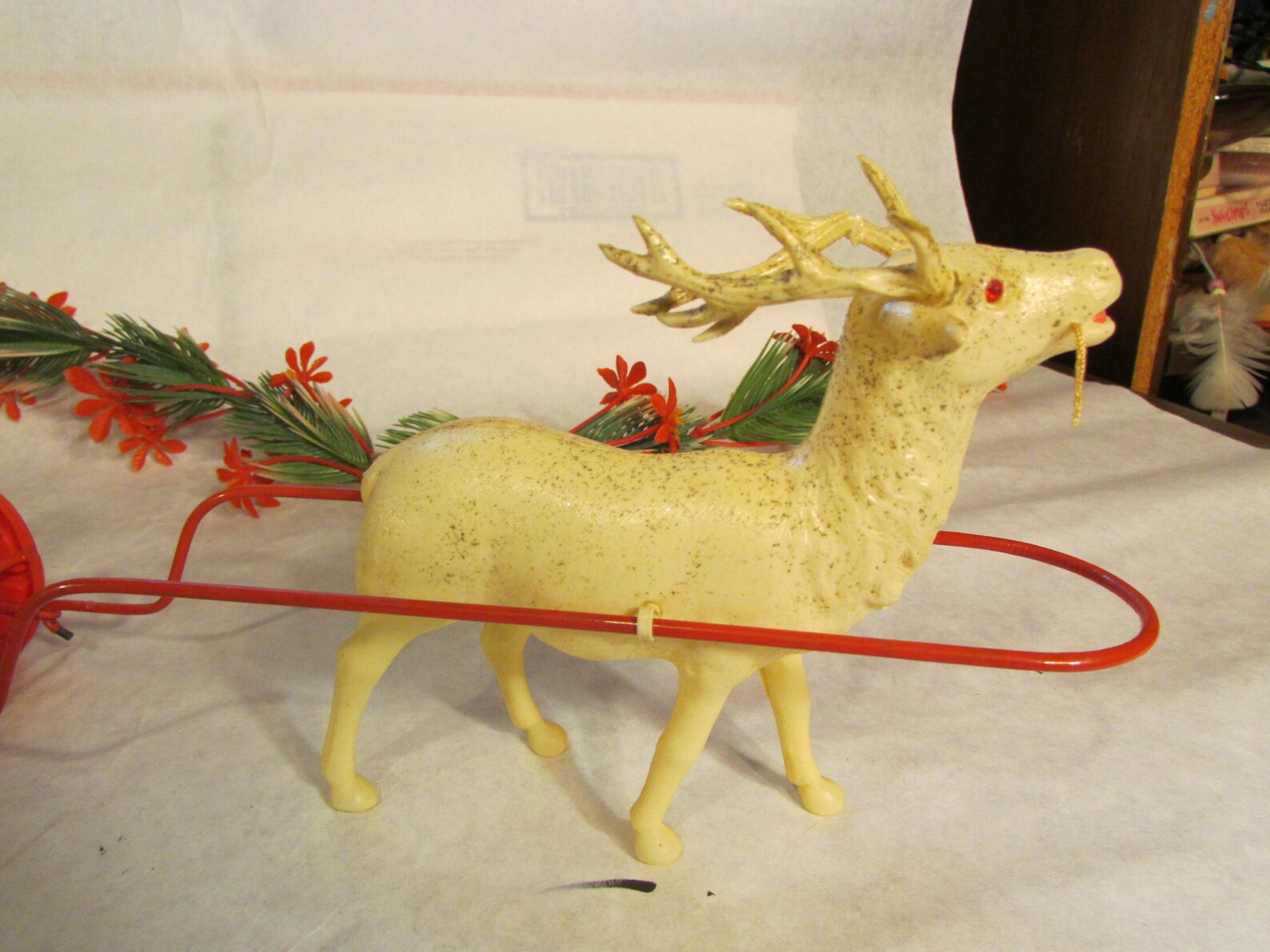 Celluloid Christmas Santa Claus & Sleigh Reindeer Team Japan 1920's - Etsy