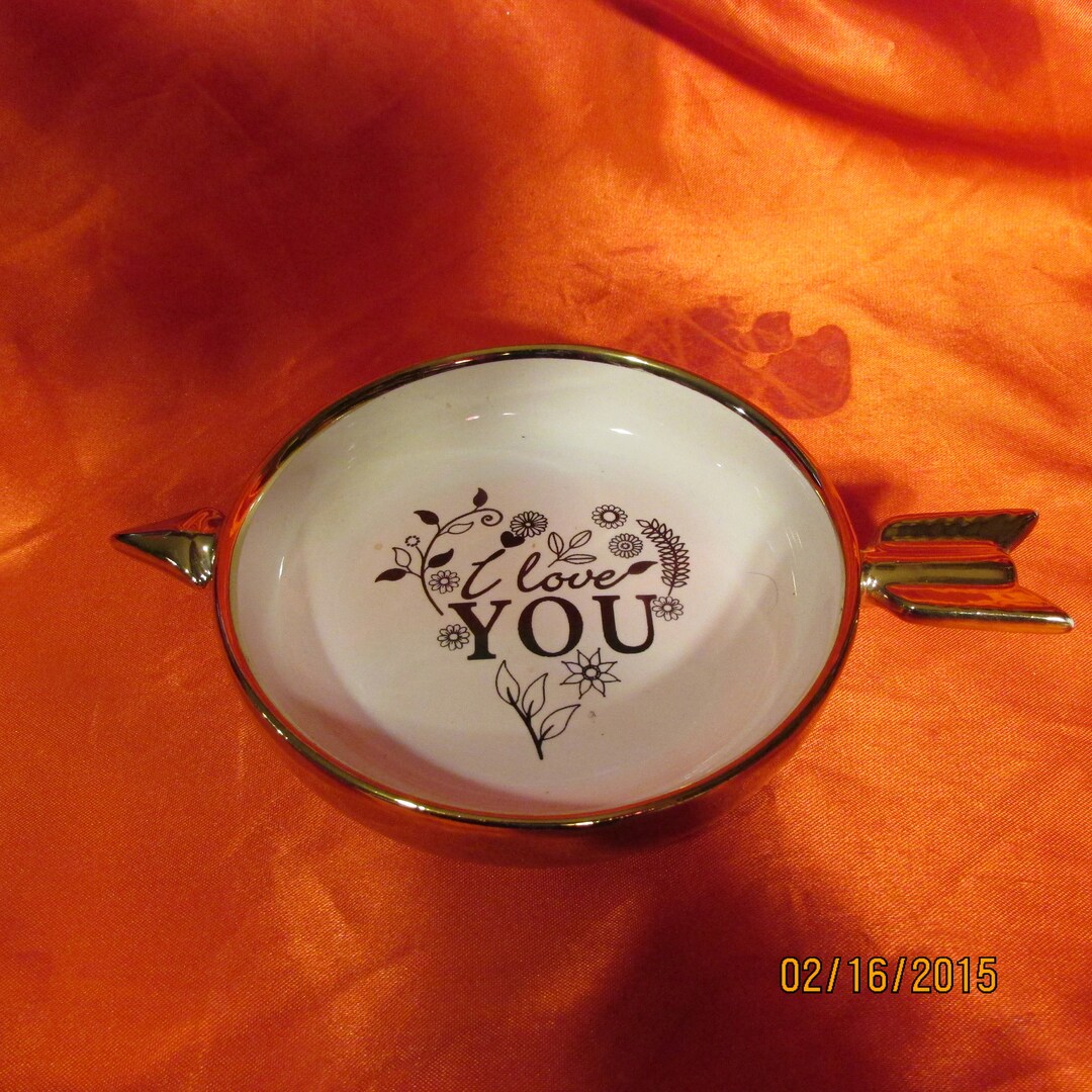 Small I Love You Candy Mint Dish Valentines Day Dish - Etsy