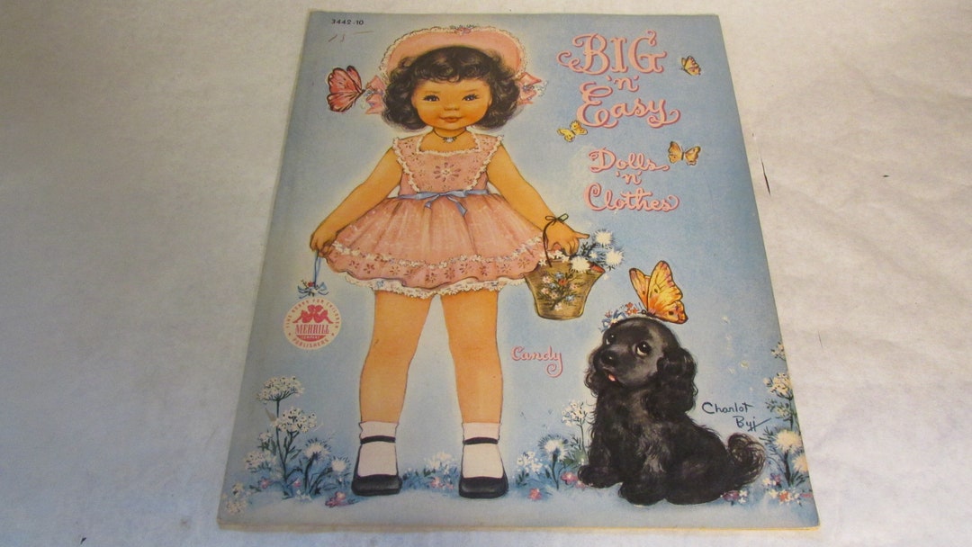Original 1944 Big N Easy Dolls N Clothes Candy & Sandy Paper Cut Out ...