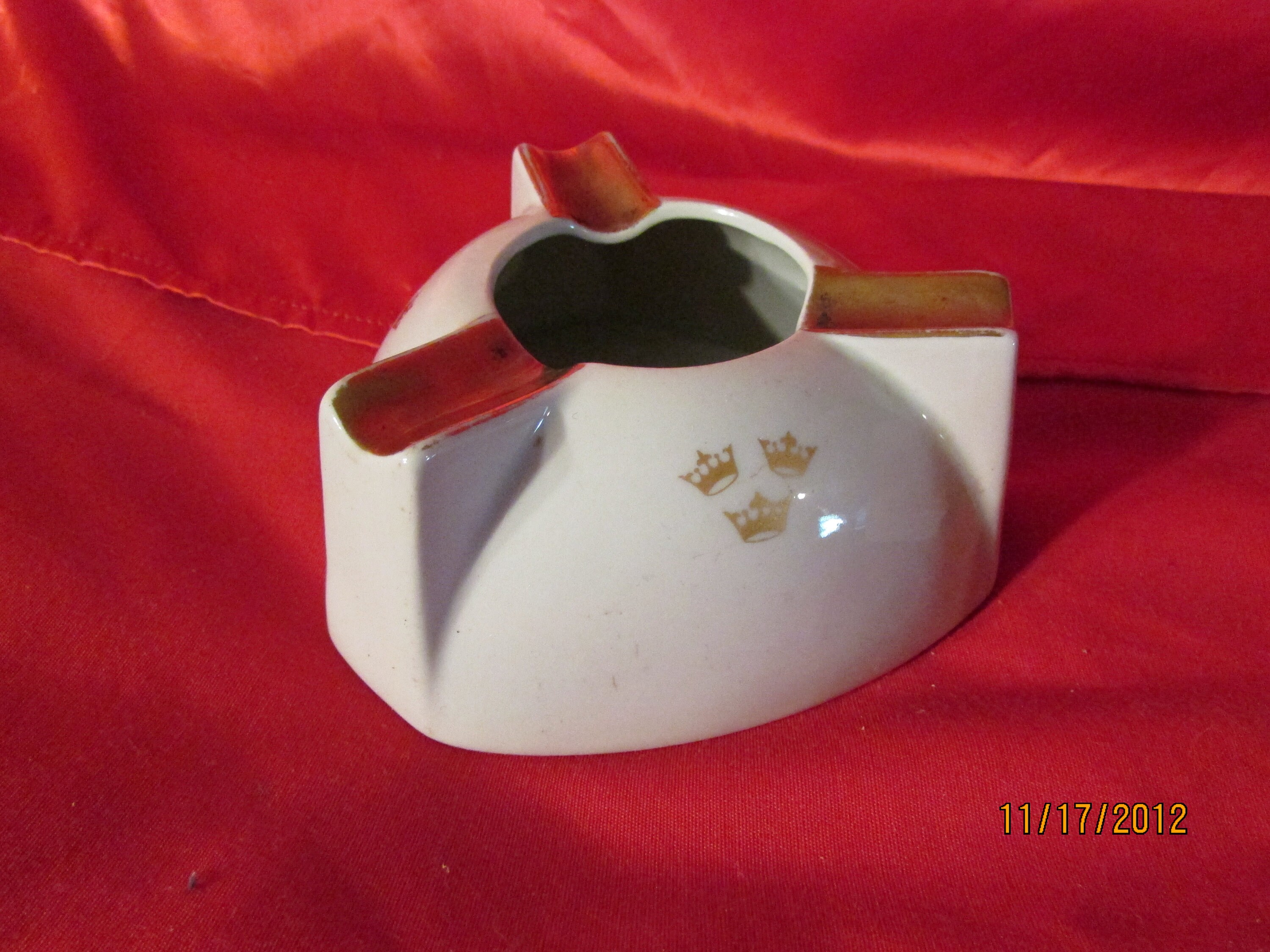 2 Vintage 1930's Cruise Line Ashtrays Swedish American - Etsy