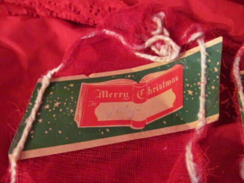 2 Vintage Mesh Netting Christmas Stockings - Etsy
