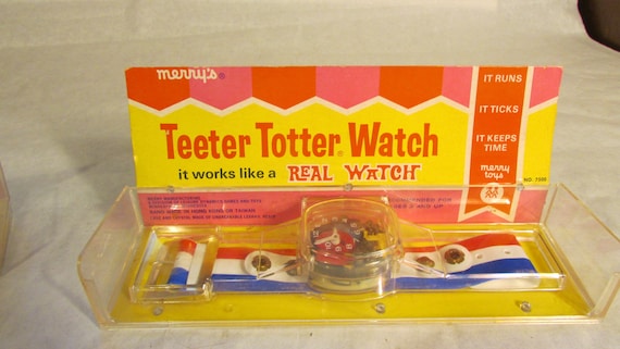 Vintage Tetter Totter Watch by Merry's Original Pack… - Gem