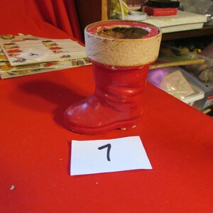 3 Vintage Paper Mache Santa Christmas Boots Candy Holder 3 1/2" - Etsy