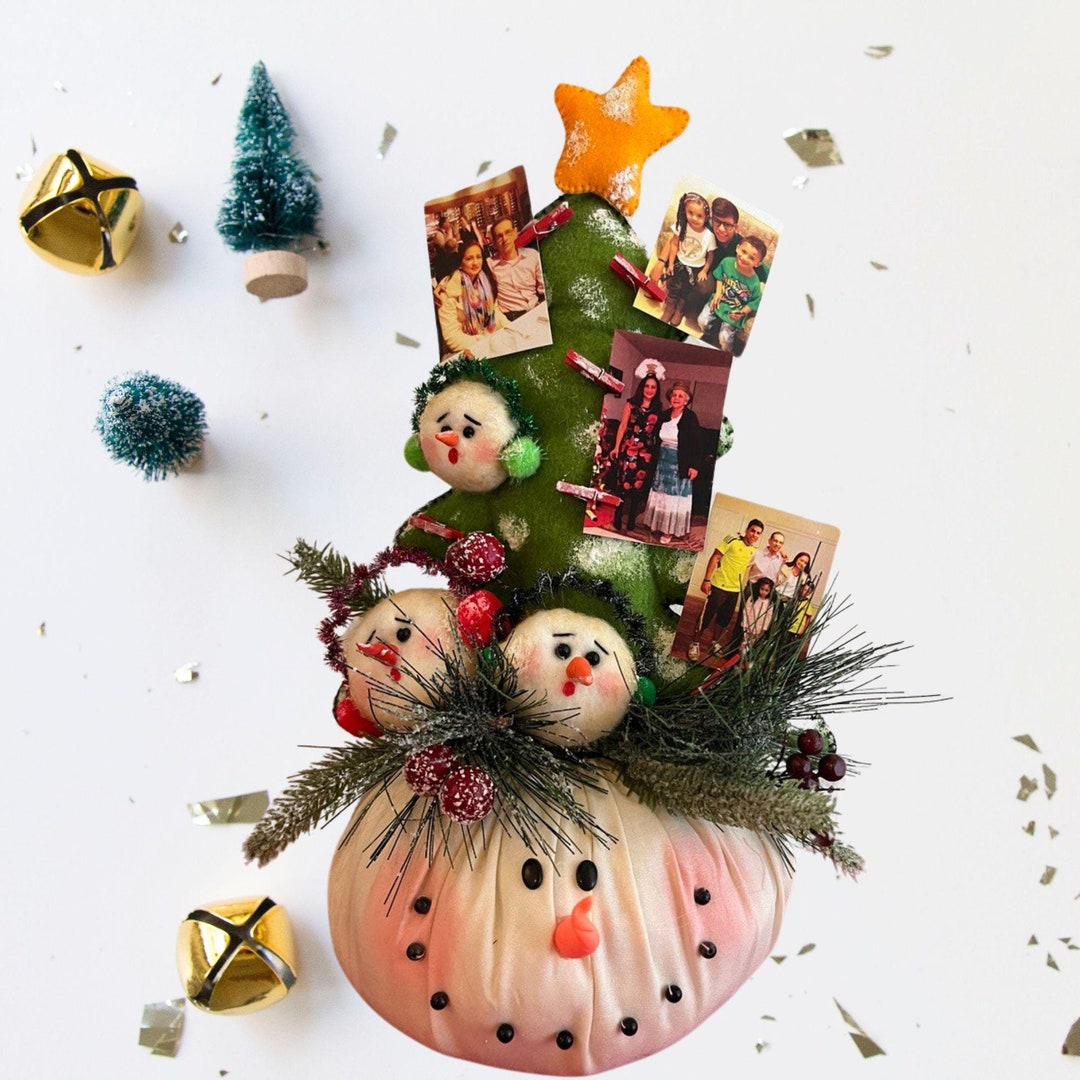Downloadable PDF Pattern - Snowman Christmas Decoration Pattern With ...