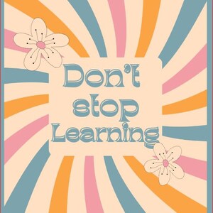 Groovy Retro Classroom Posters - Etsy
